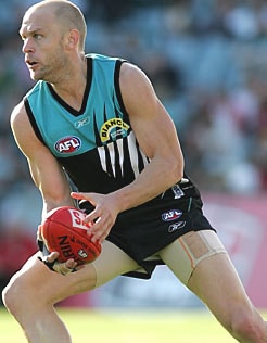 Chad Cornes in Power's skipper frame