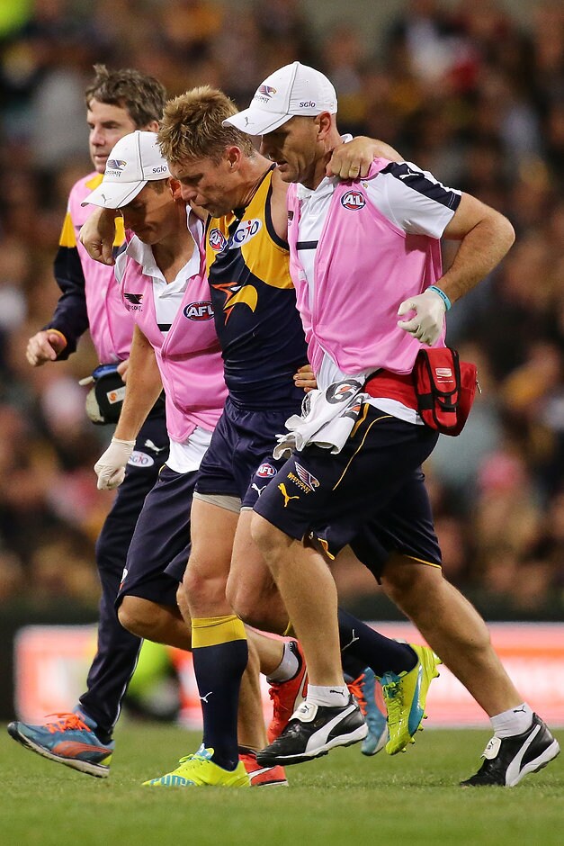 'I thought I had broken my leg', Mitchell reveals