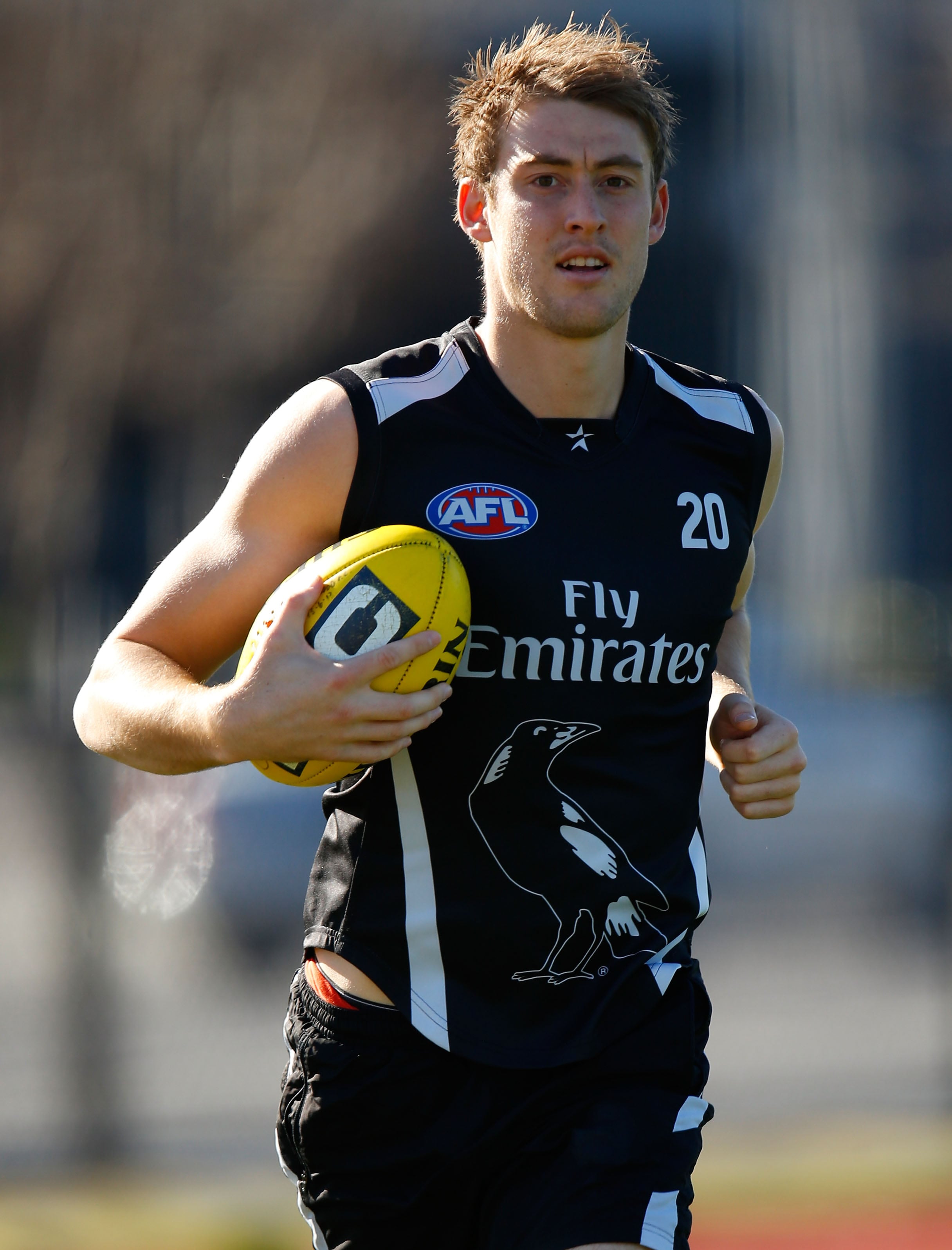 Slow going for injured Magpie Ben Reid