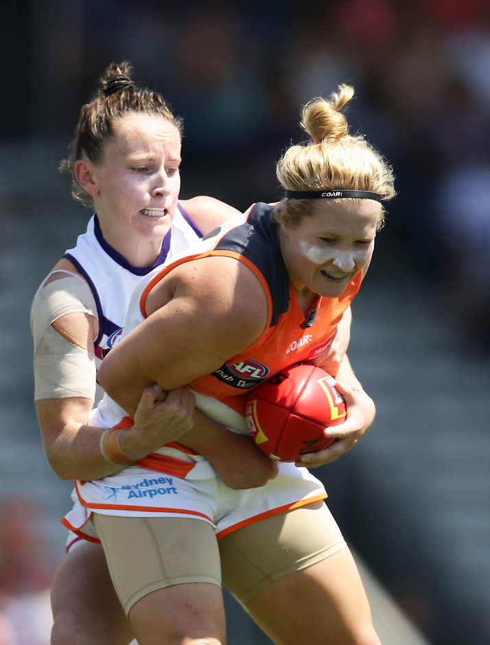 Match report: Giants and Dockers play out first AFLW draw