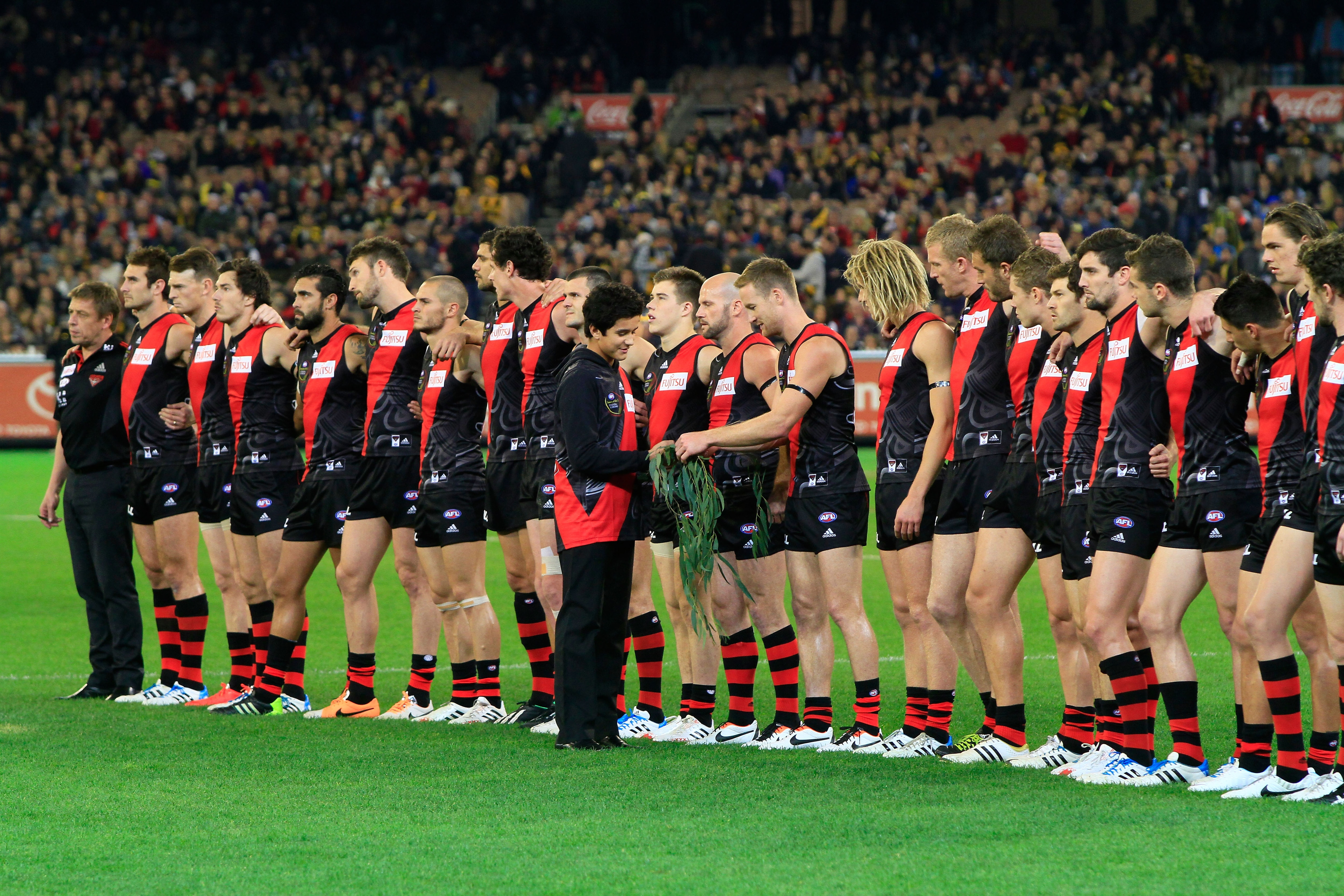Forget the sideshow, the story is about the Essendon players