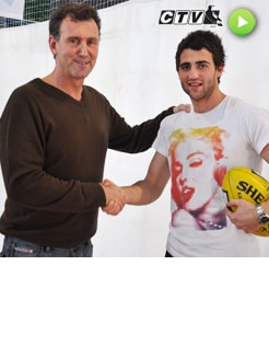 Fasolo meets Daicos for the first time