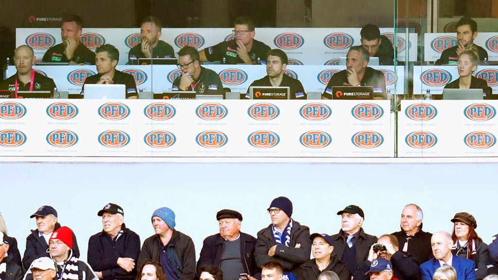 Who's that in the coaches' box?