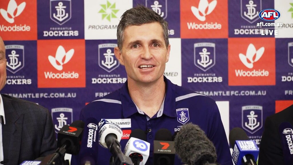 'I'm in it to win premierships': Freo's new coach aims high