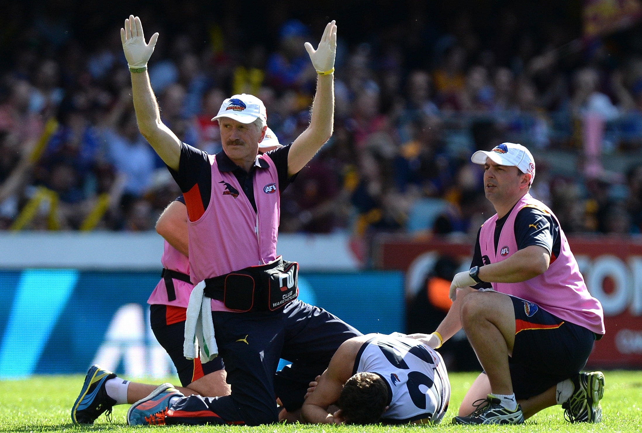 Crow sidelined for a year with knee injury