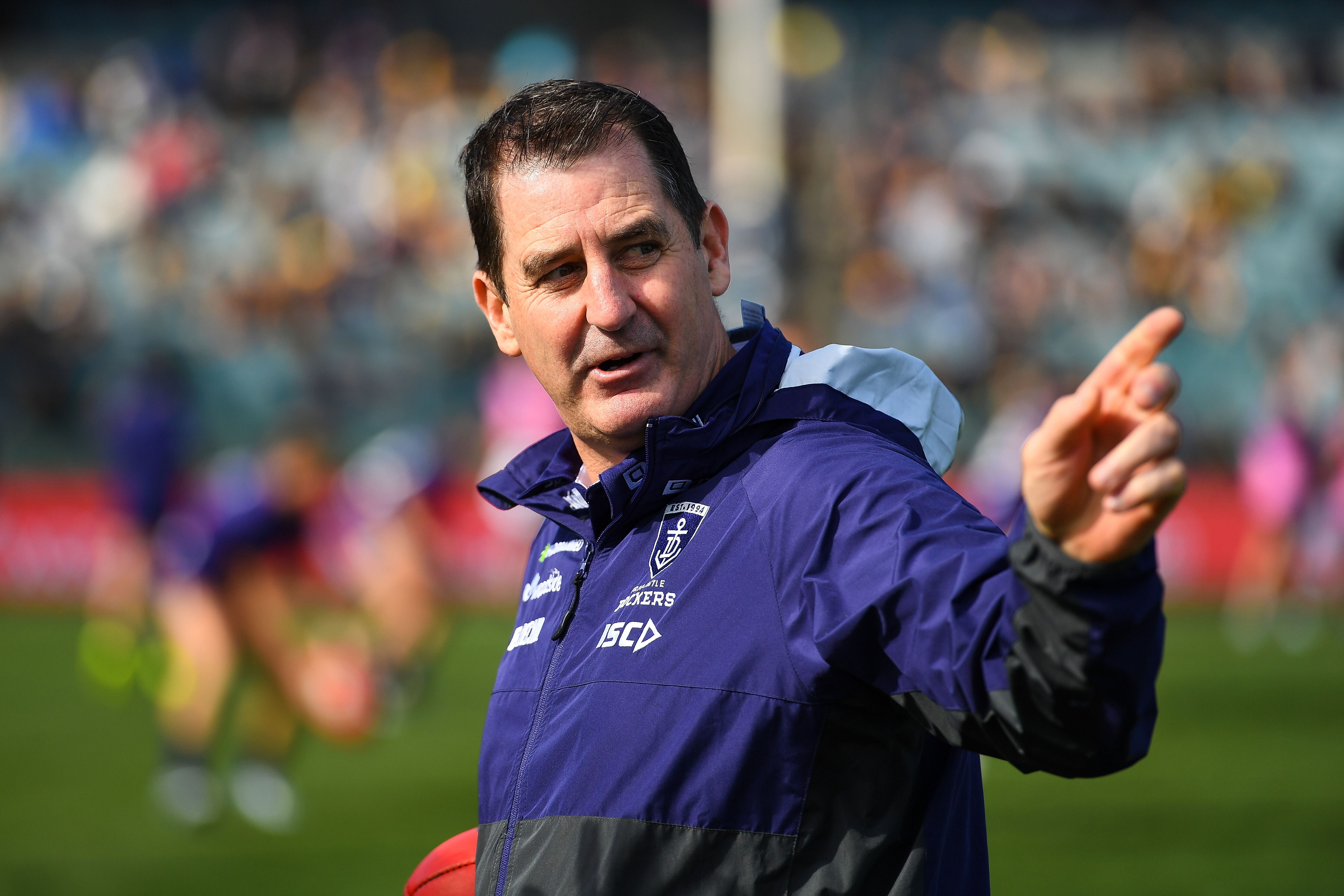 BARRETT: Ross Lyon fighting for his footy life