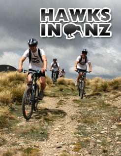 Bike riding the Ben Macleod Mountain Range