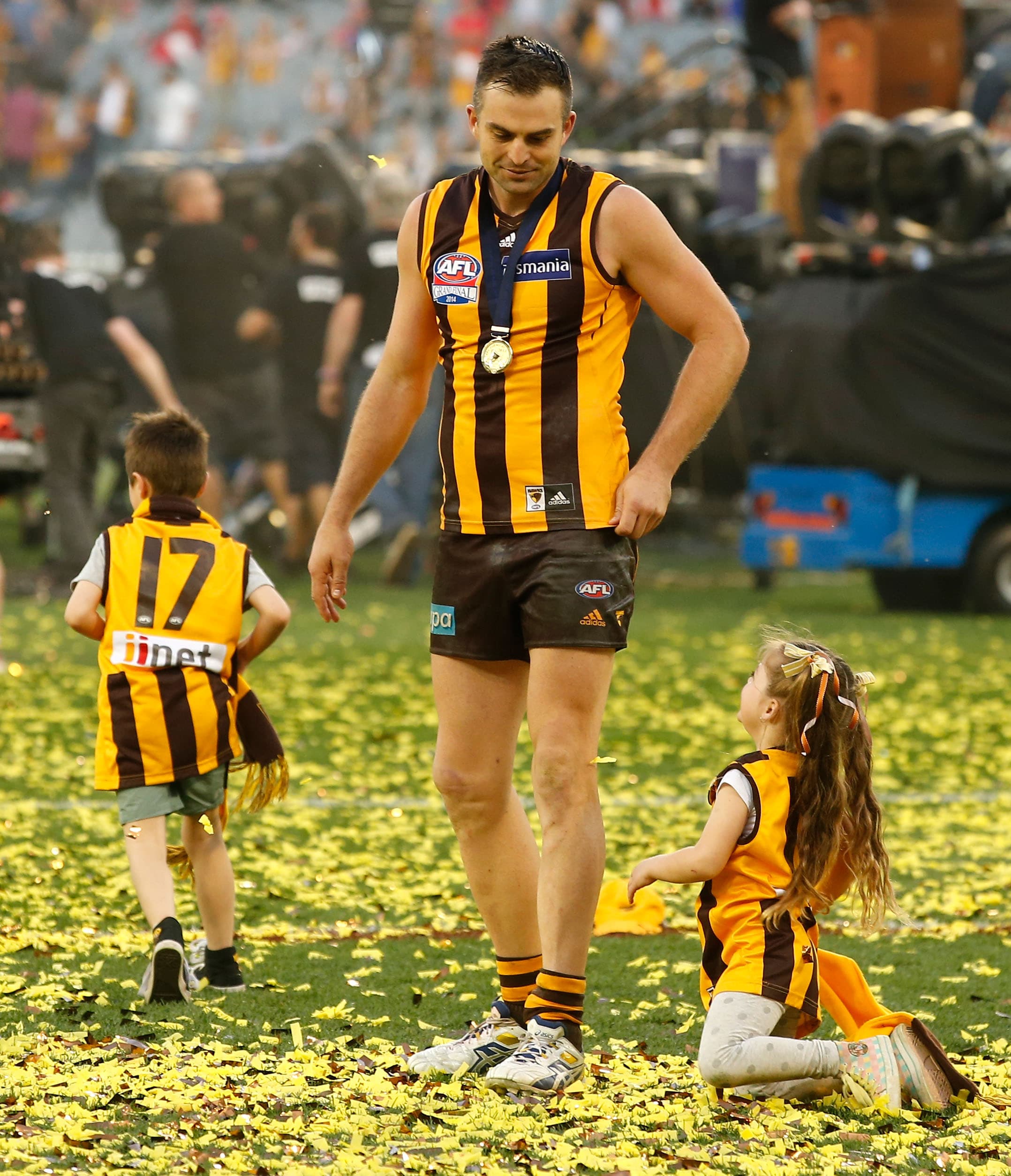 Dual premiership star Brian Lake committed to Hawks for 2015