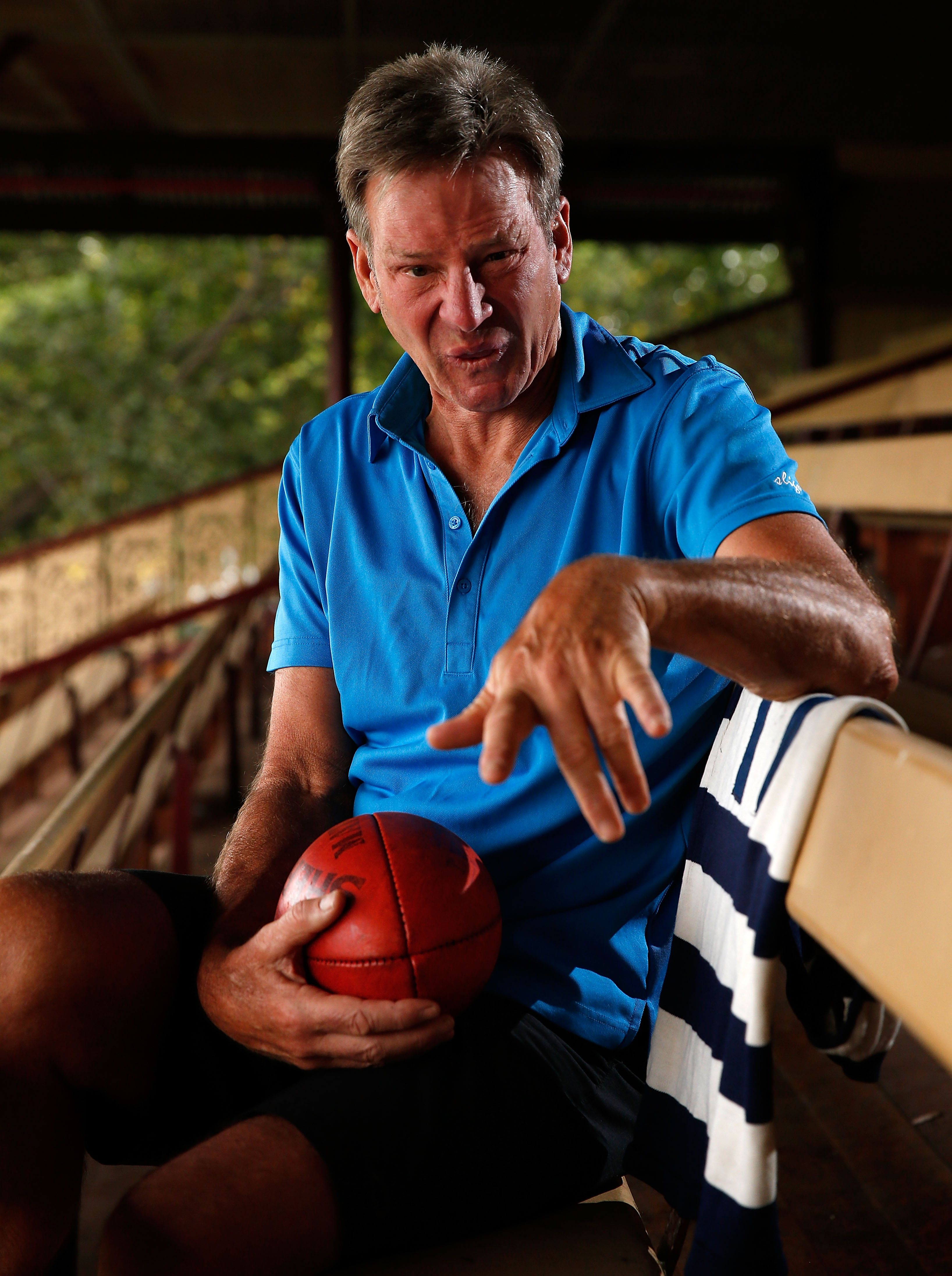 Newman exposes himself on Footy Show