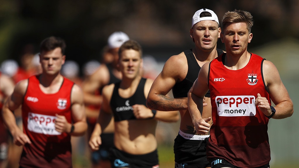 Hannebery on that foot, while a new Saint is lapped in the time trial