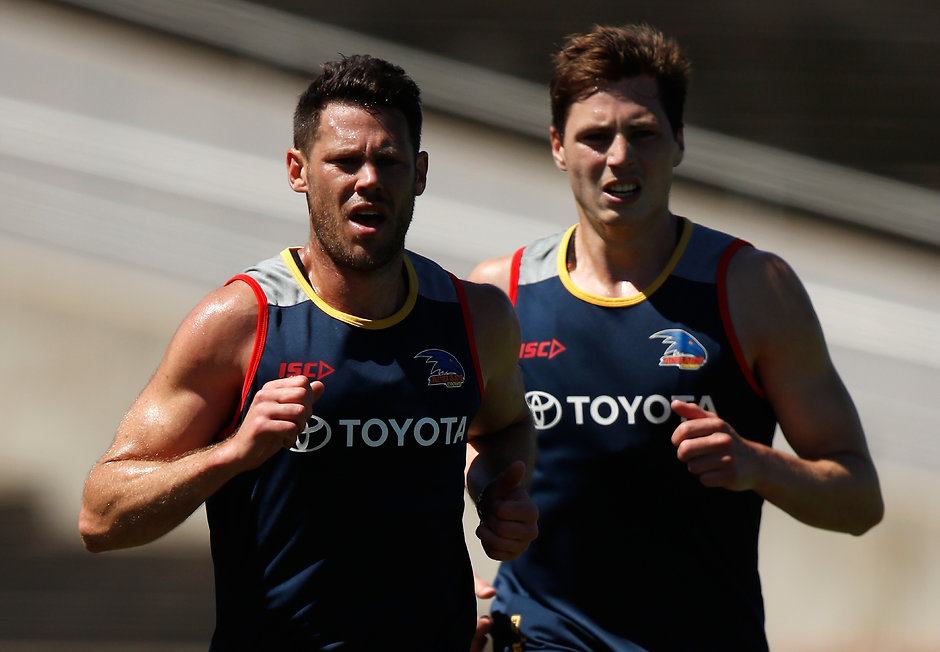 Crows' running man keeps up the hot pace