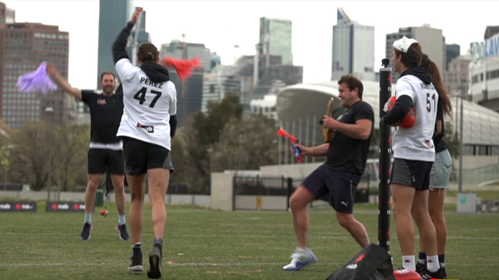 NAB 'Man on the Mark': AFL greats the experts when putting someone off