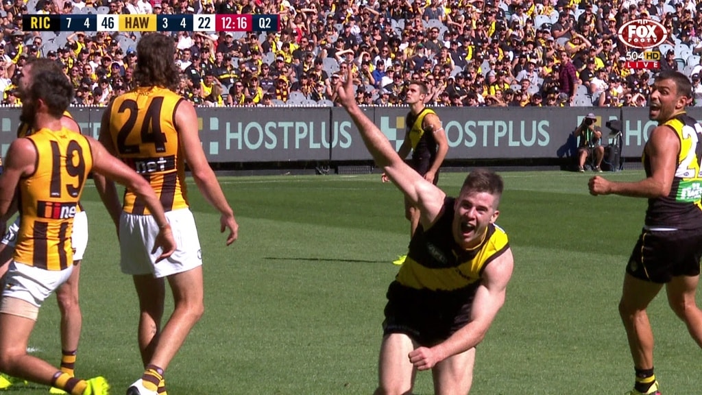 Is there a bigger first goal celebration?