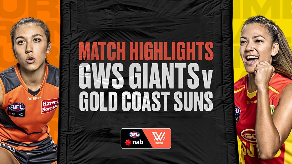 AFLW Match Highlights: GWS v Gold Coast