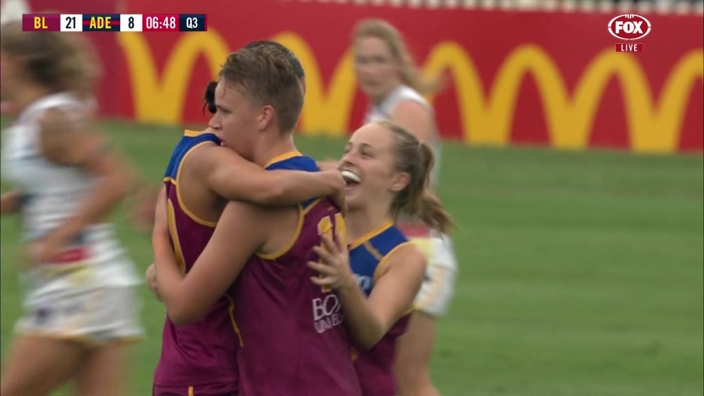 Brilliant Brisbane ball movement sets up for an easy goal