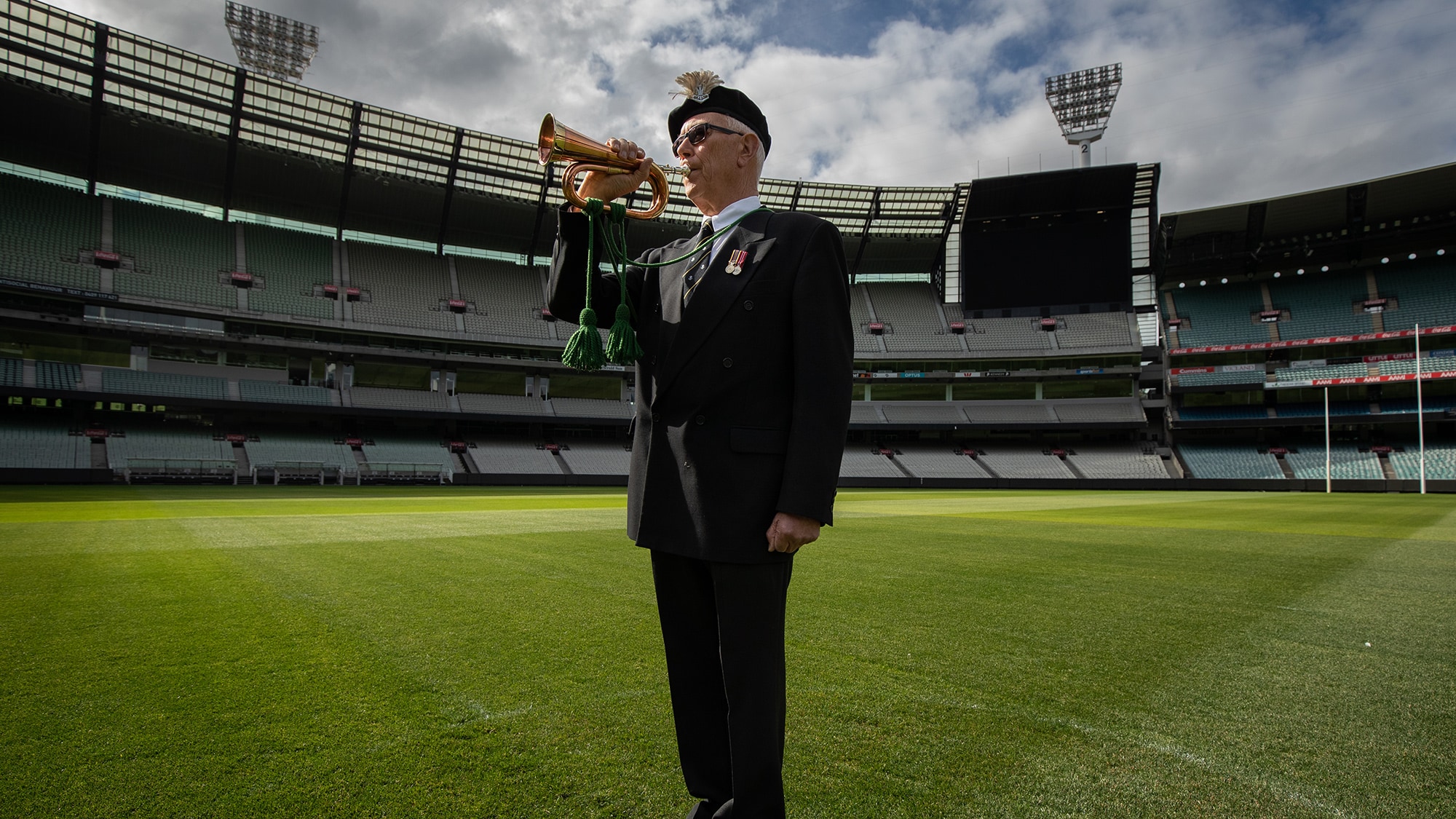 A lone bugler's eerie but 'marvellous' Last Post experience