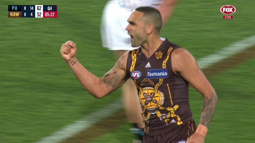 Champion Hawk winds back the clock with stunning roost