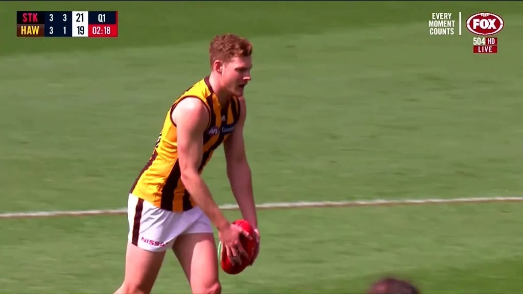 Cameraman gets his shot, literally