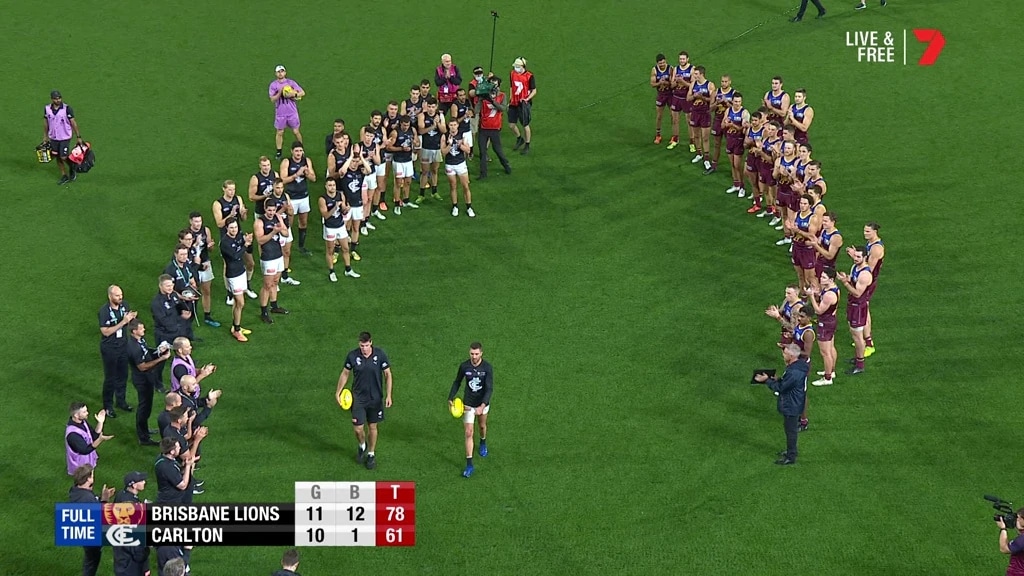 A final goodbye for Carlton champions