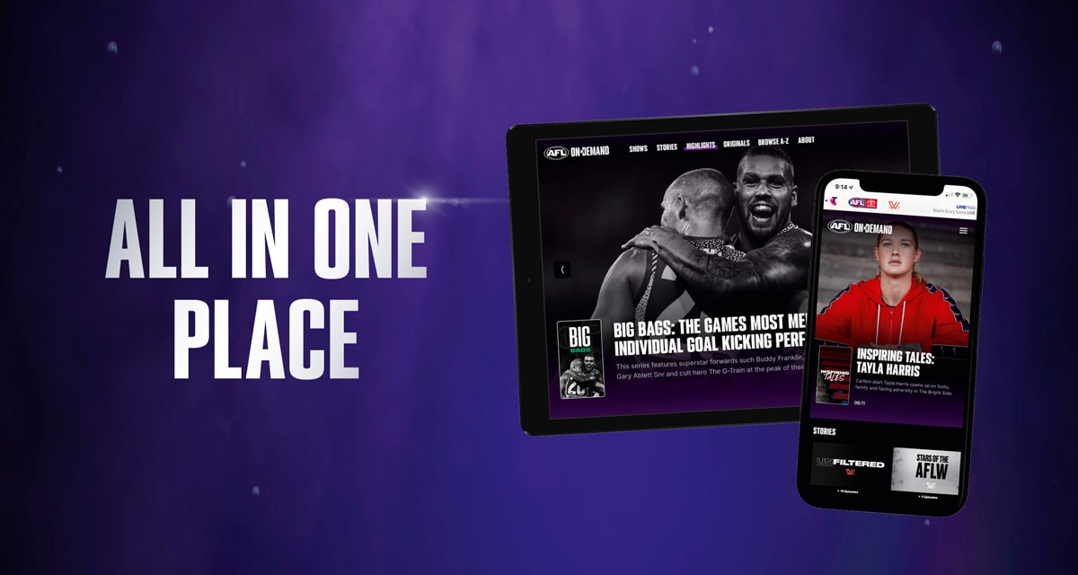 AFL On Demand is here: The magic of footy, all in one destination
