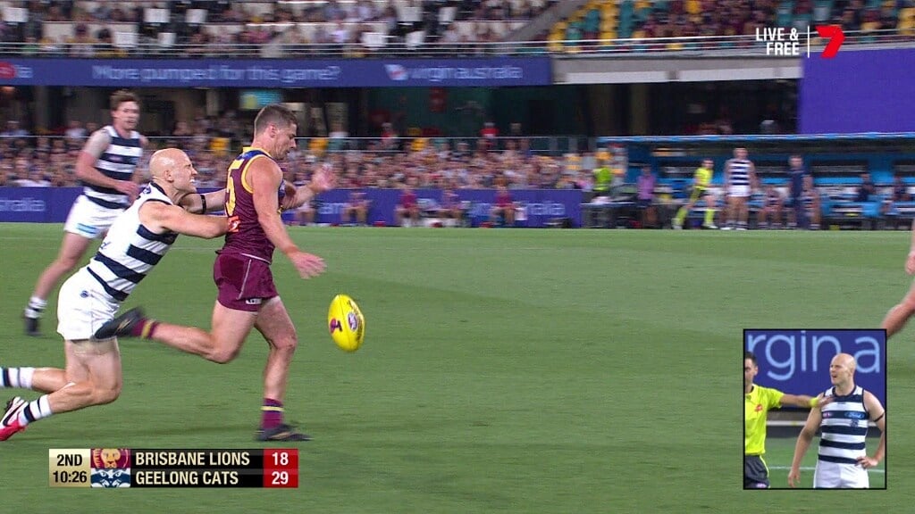 Was this a push in the back from Ablett?