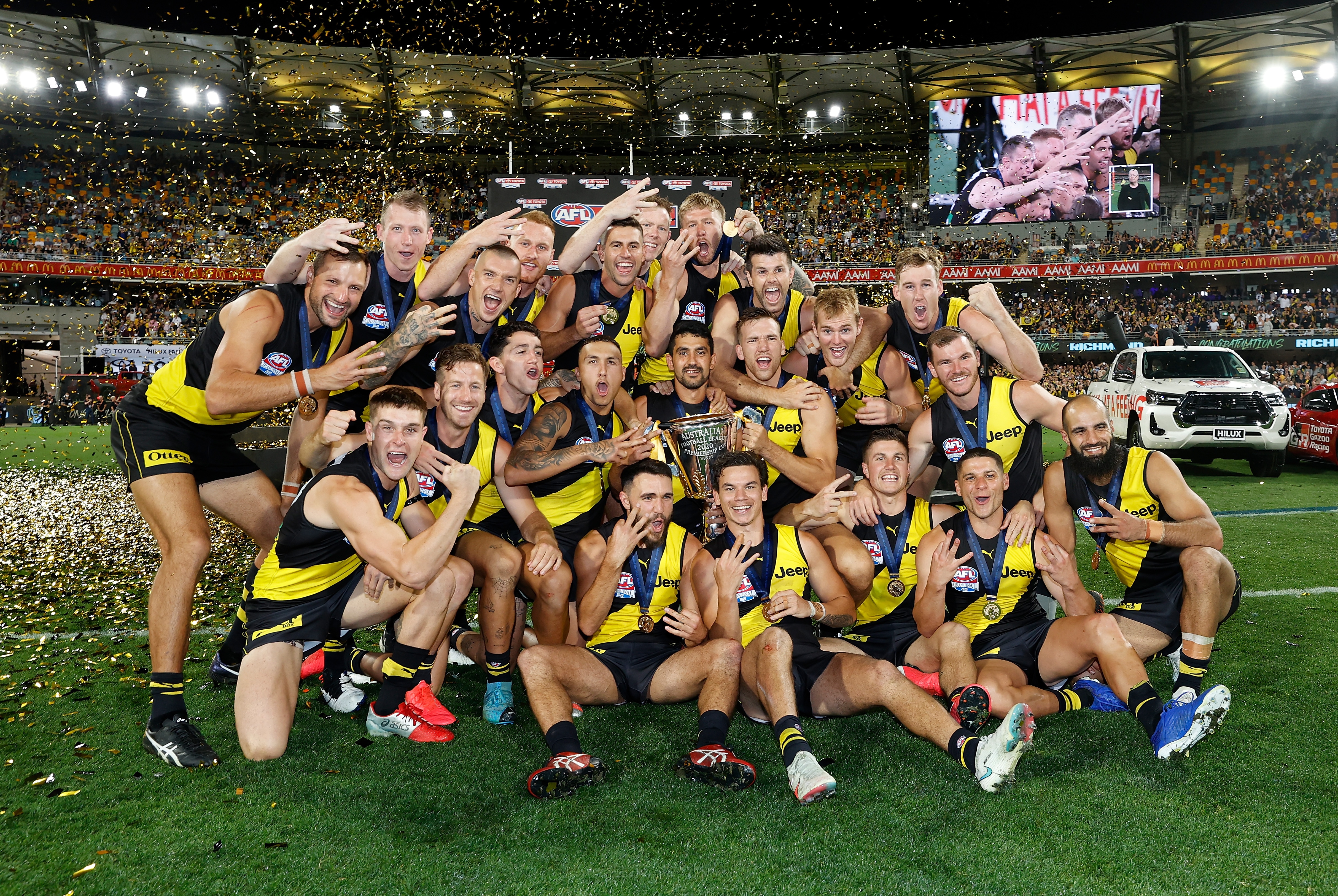 Yellow and black to back: Tigers stun Cats in epic Grand Final comeback