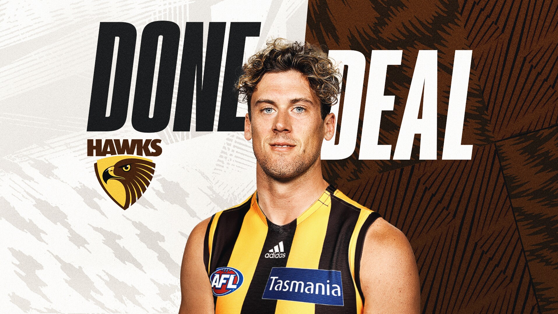 Late future pick sees Crows defender become a Hawk