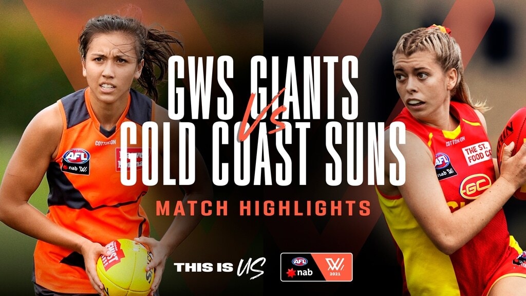 AFLW Match Highlights: GWS v Gold Coast