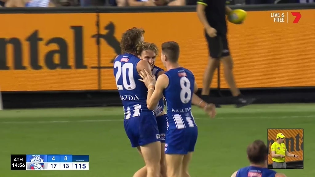 That's one exciting first ever AFL goal