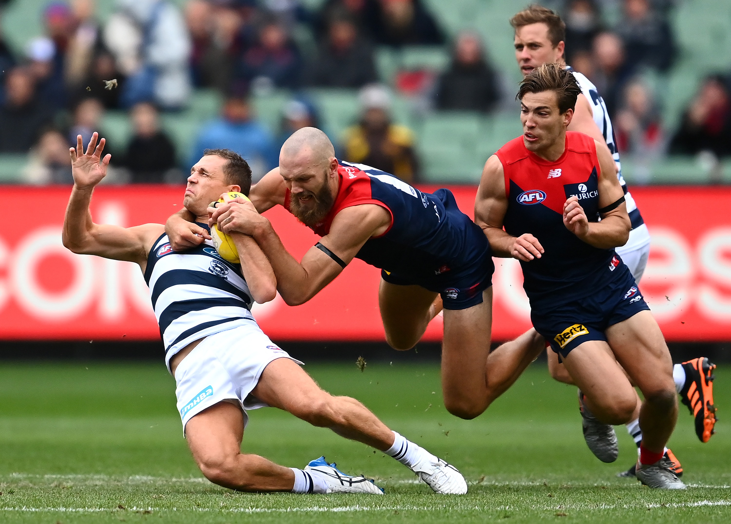 'They won't be rewarded': AFL cracks down on shrugging, ducking