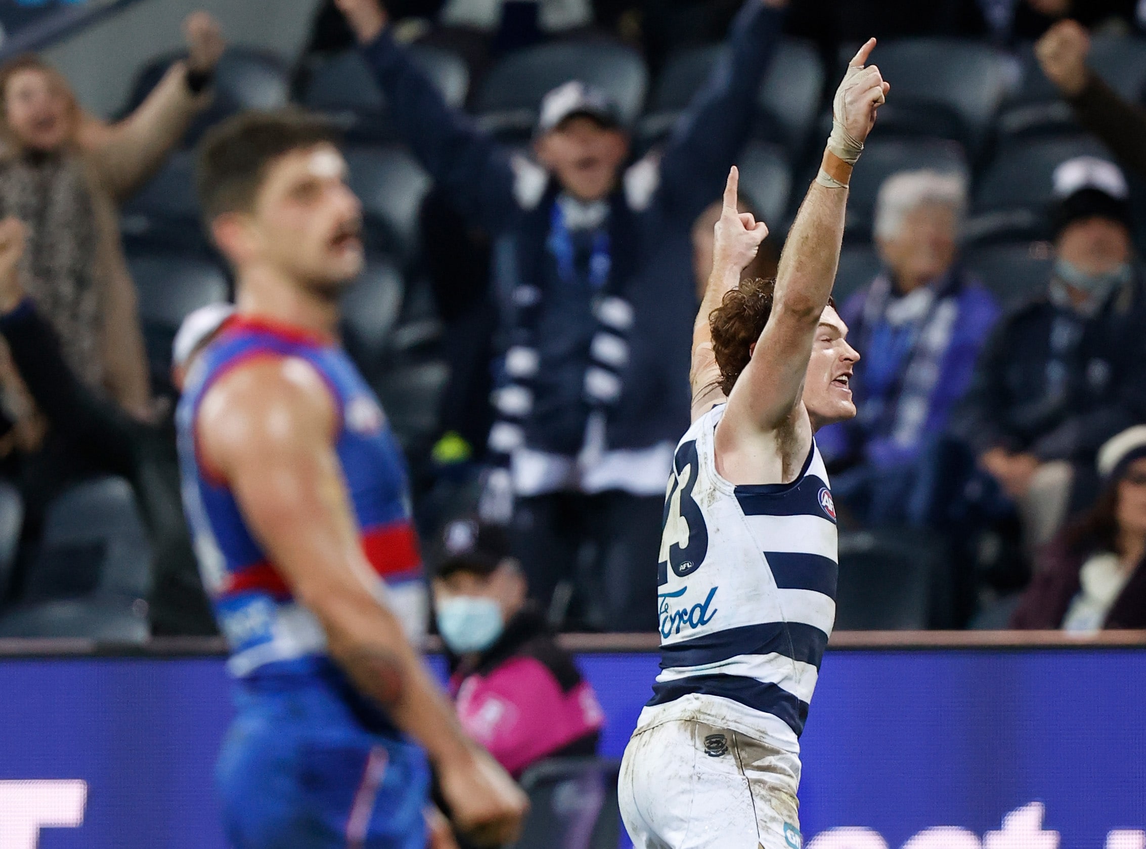 Gary the great: Cats star wins it after the siren in epic tussle