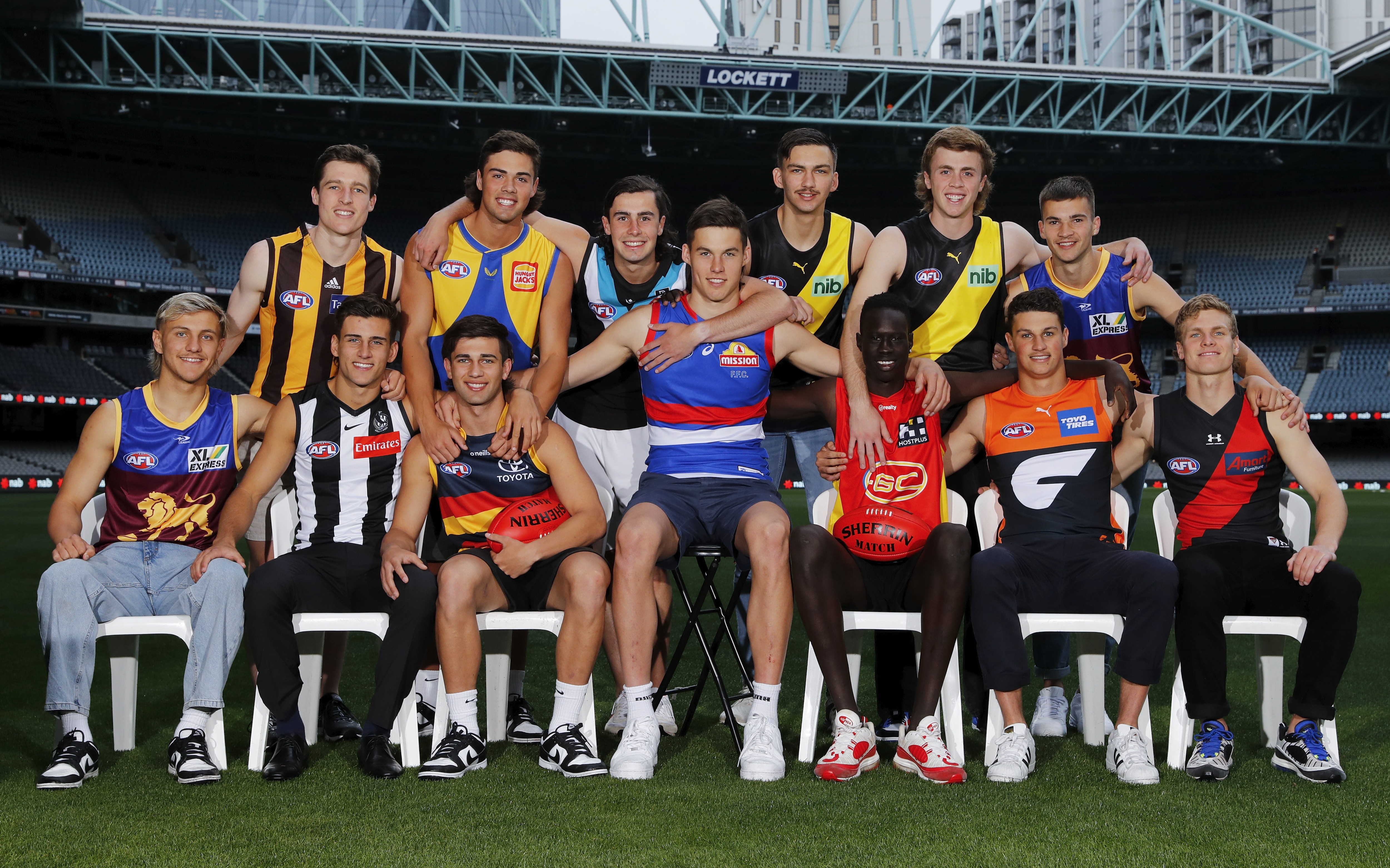AFL's newest players bask in the glory the day after a huge draft night