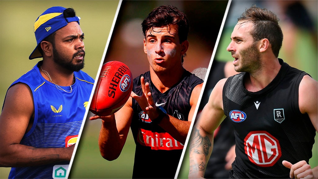 TEAMS: New faces, stars galore in Friday's five practice matches