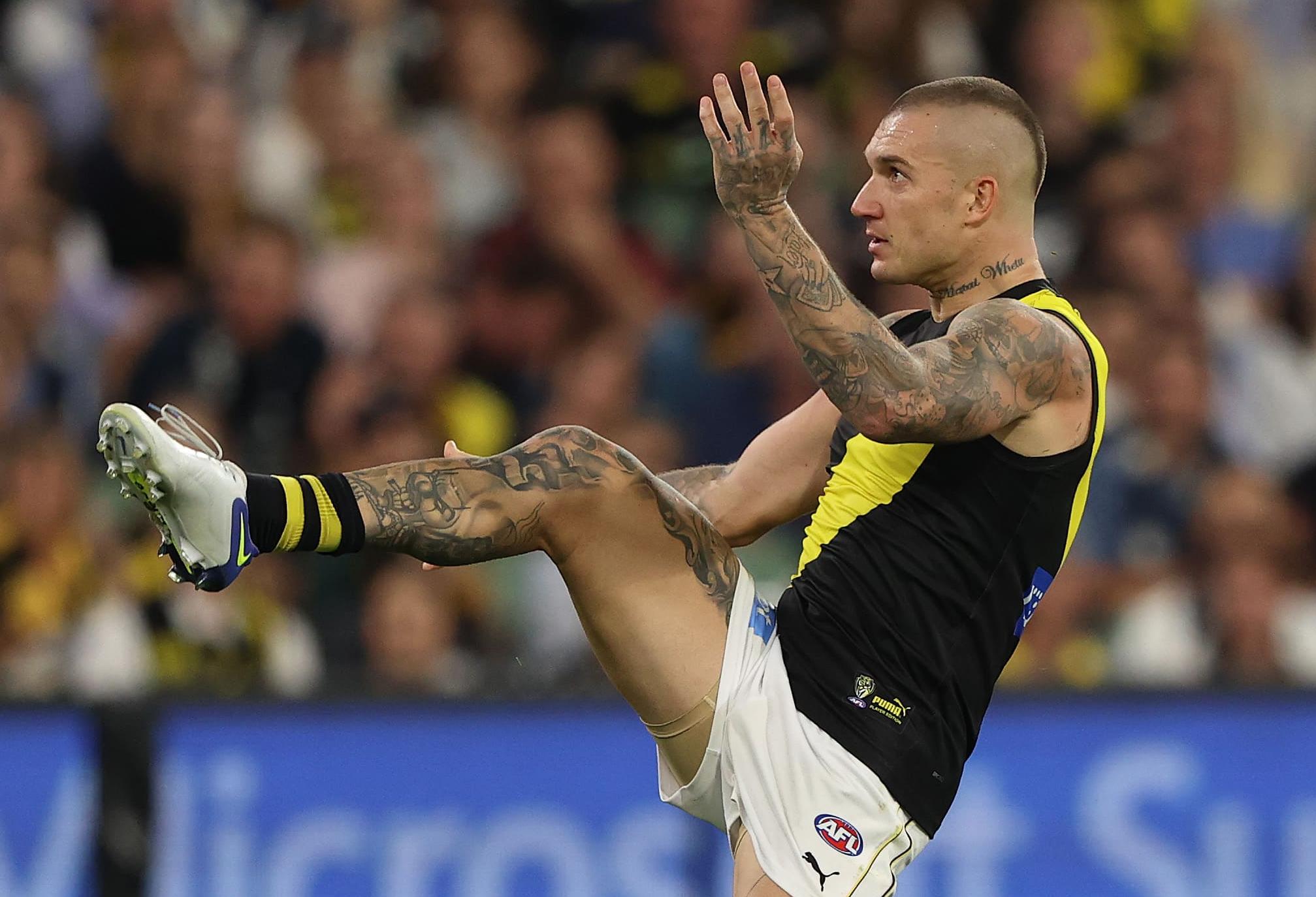 Dusty ruled out, two more veteran Tigers won't fly to Perth