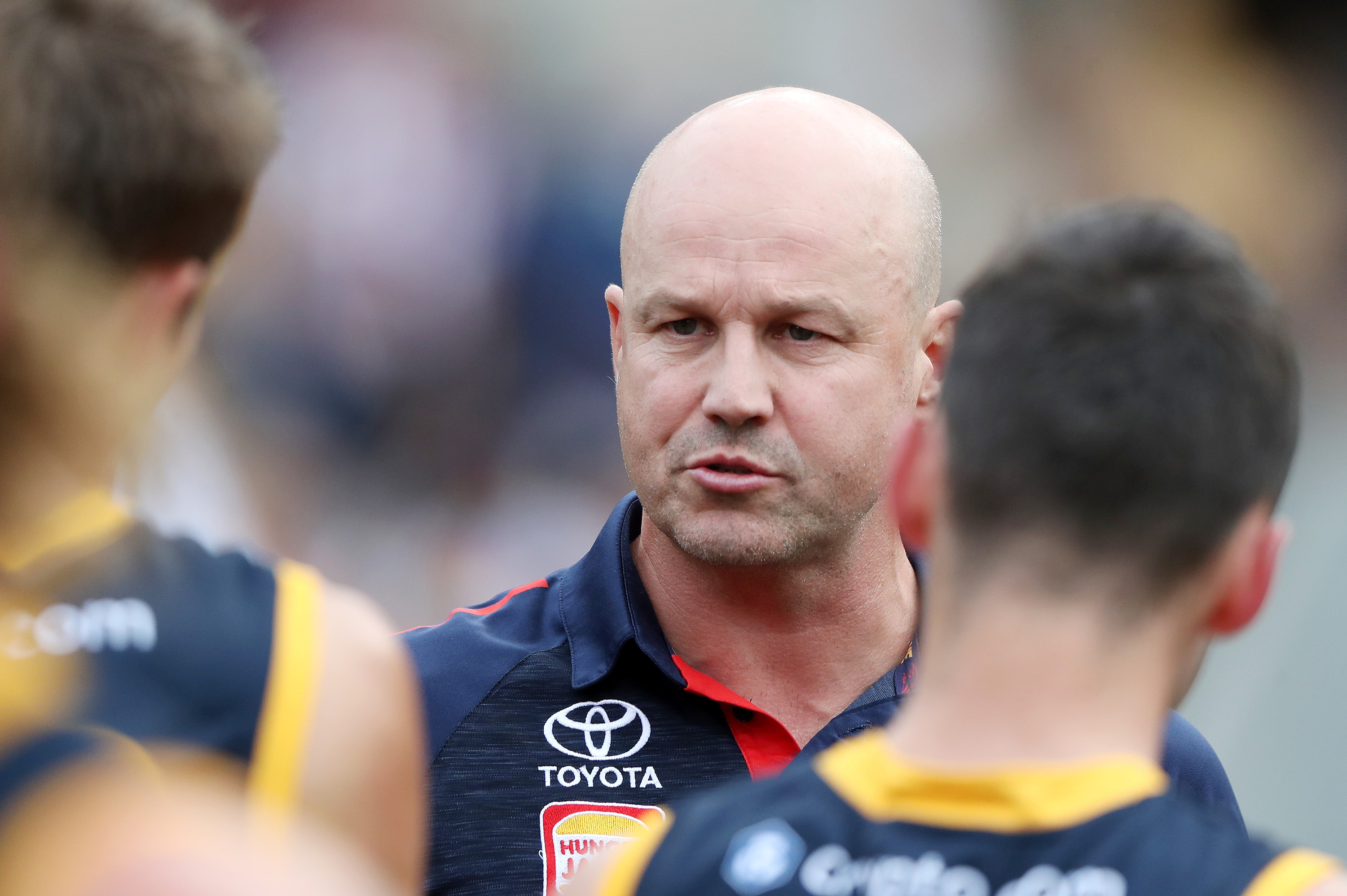 Crows coach Nicks to miss Blues clash, Burns takes hot seat