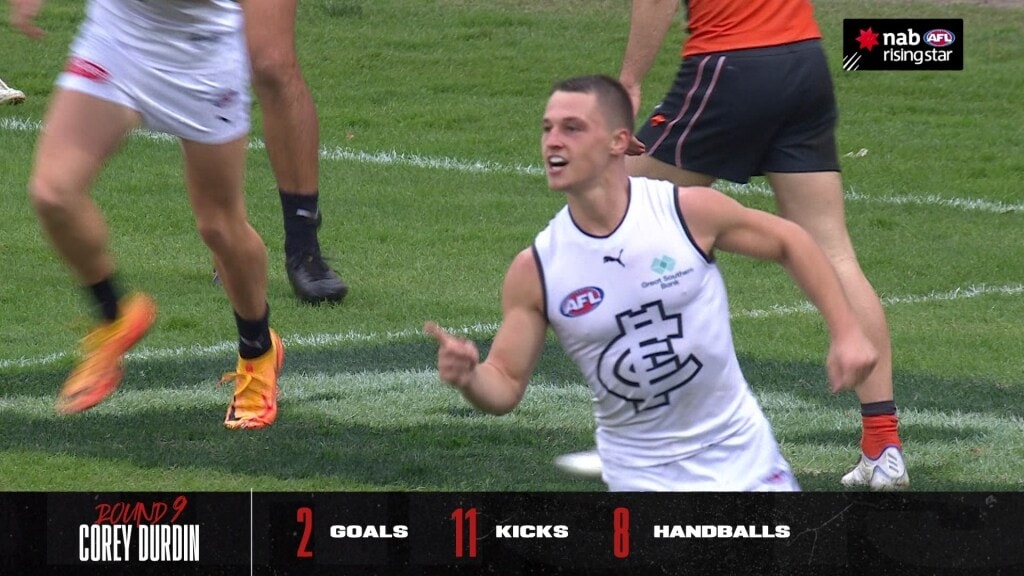 NAB AFL Rising Star: Corey Durdin stars in round nine