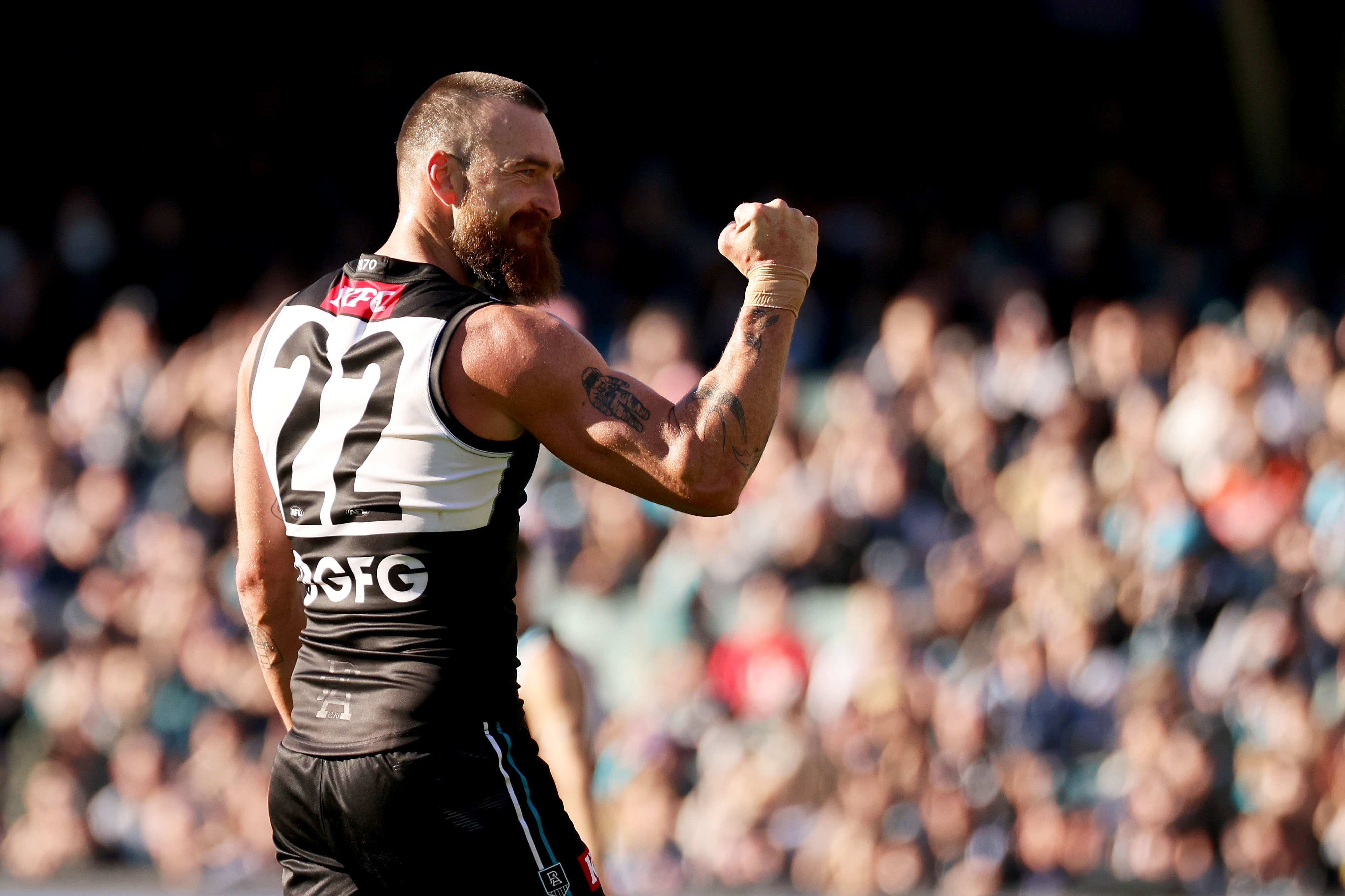 Power surge: Port stuns Swans to boost finals chances