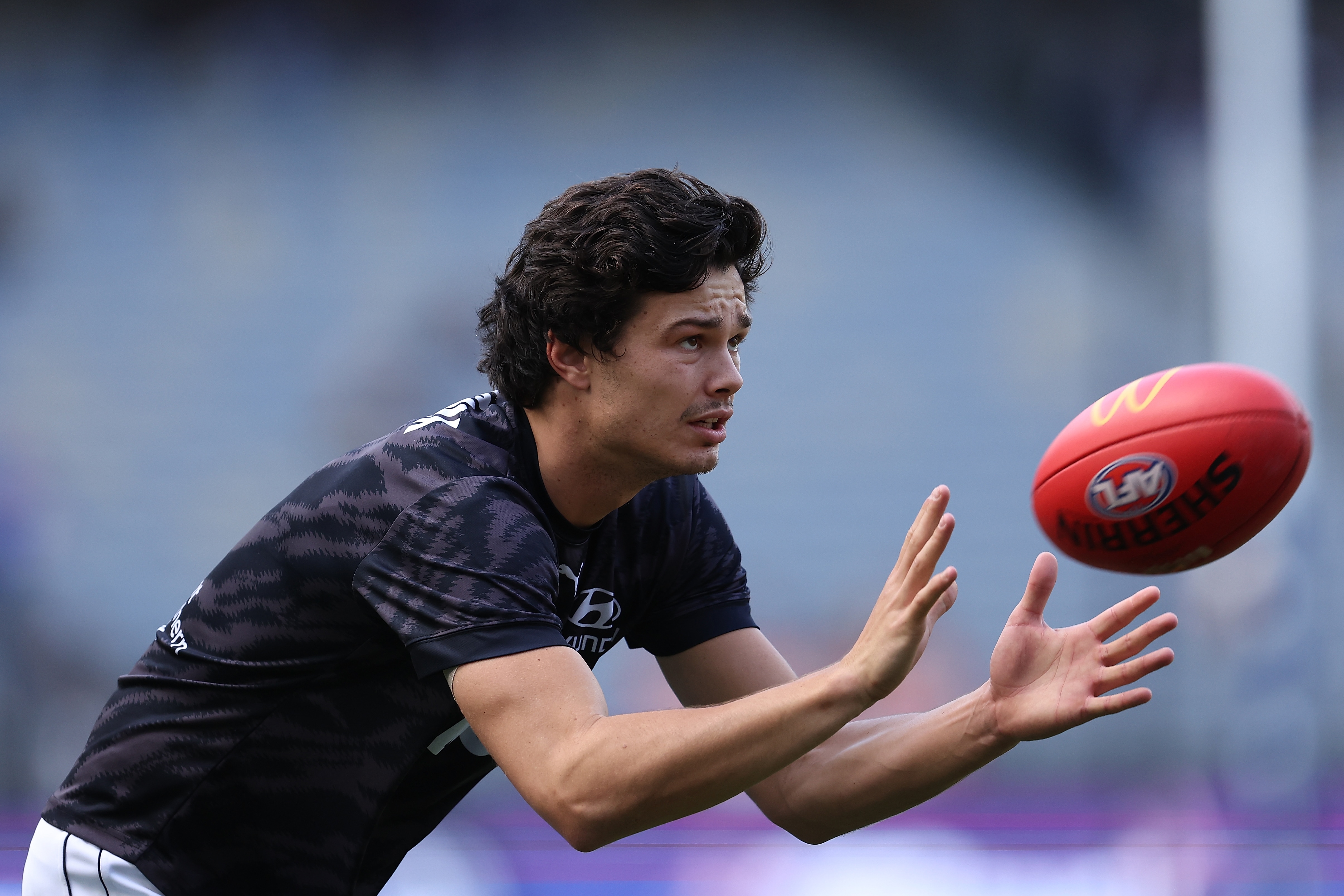 Late change for Carlton ahead of clash with Eagles. LIVE from 2.40pm AWST