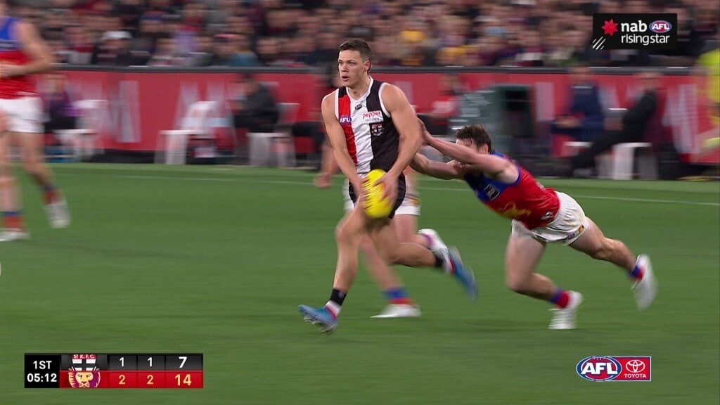 NAB AFL Rising Star: Marcus Windhager stars in round 22