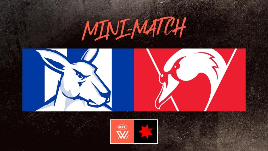 AFLW S7 Mini-Match: North Melbourne v Sydney