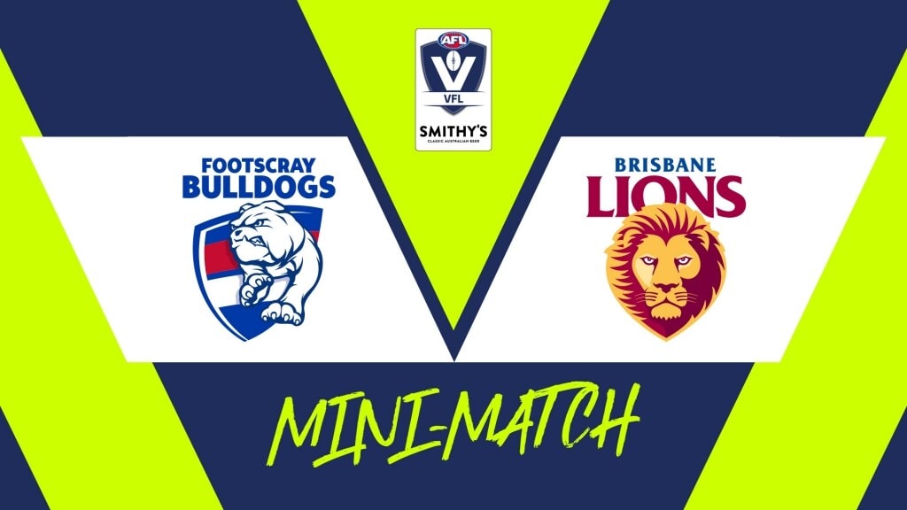 VFL Mini-Match, R2: Footscray v Brisbane