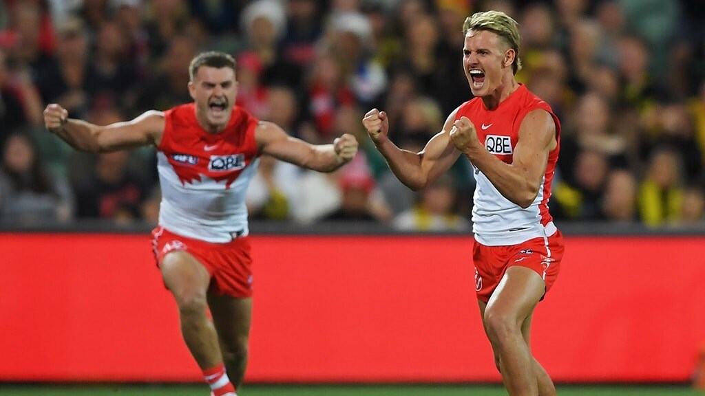 Debutant Warner pumped after first AFL goal