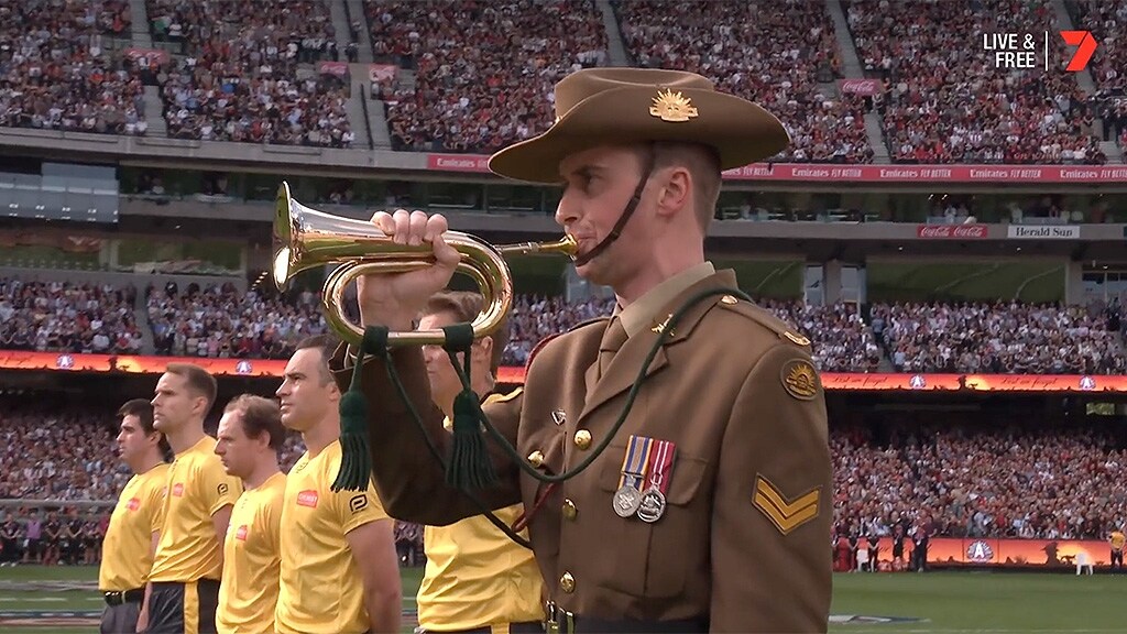 Silence as the Last Post echoes around the 'G