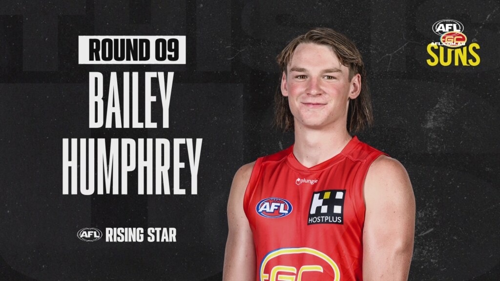 AFL Rising Star: Bailey Humphrey stars in round nine