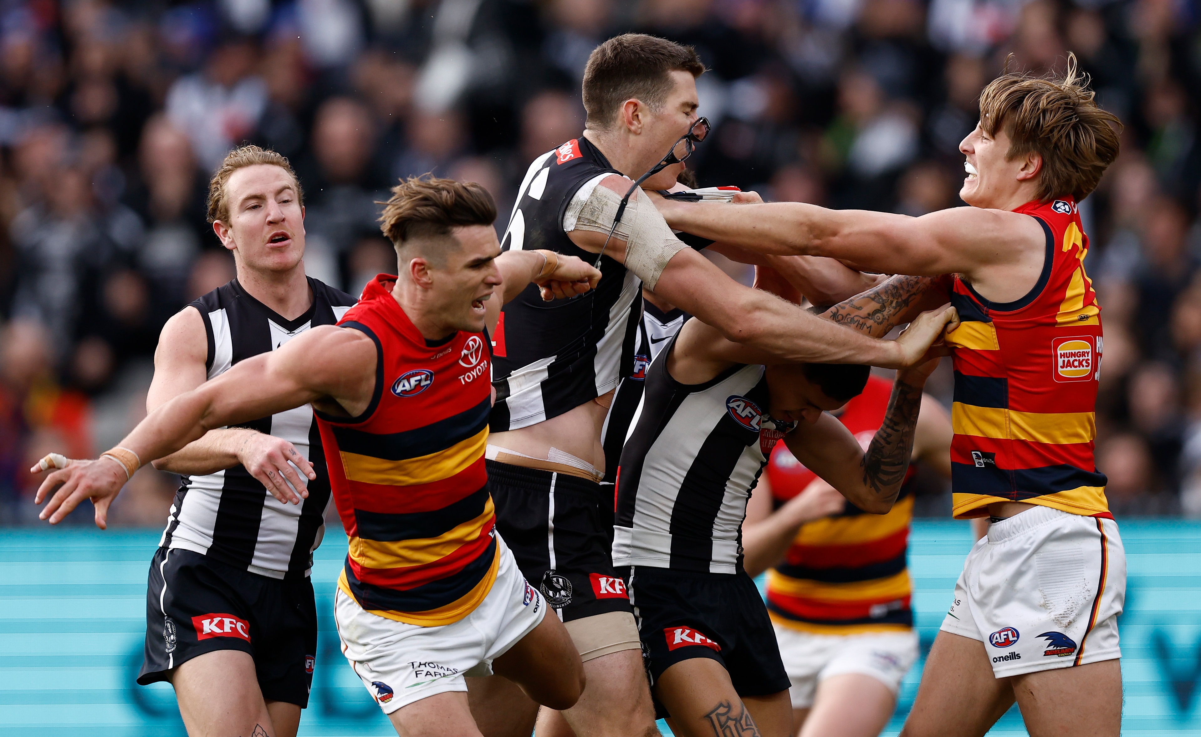 MATCH REVIEW: Crow fined for ripping Cox's glasses off