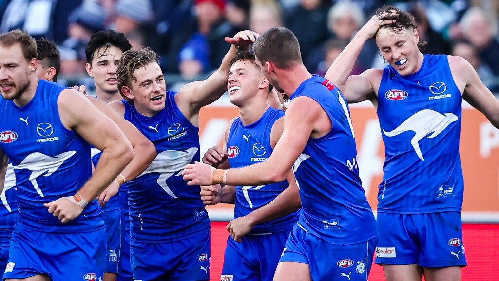 Cooper Harvey swarmed after special debut major