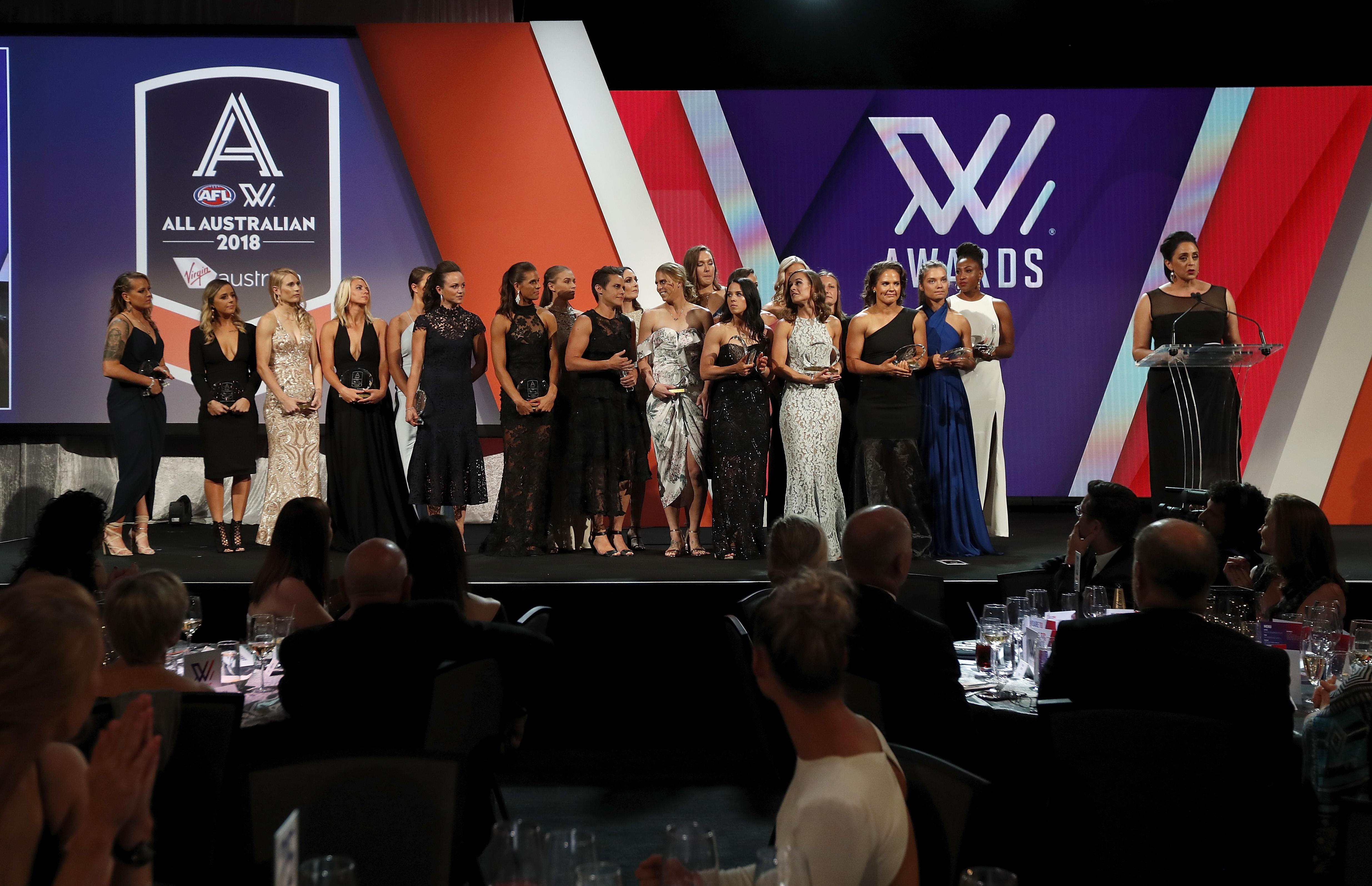 W Awards: Nine named dual All Australians