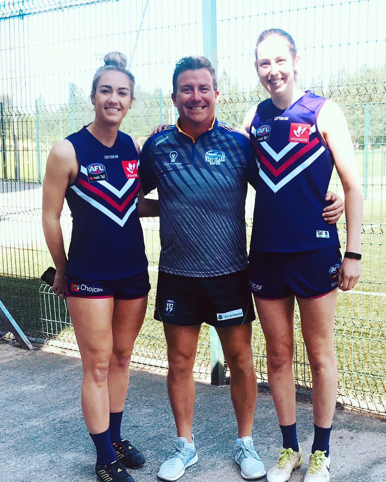 Two new Irish rookies join AFLW, with a third to follow