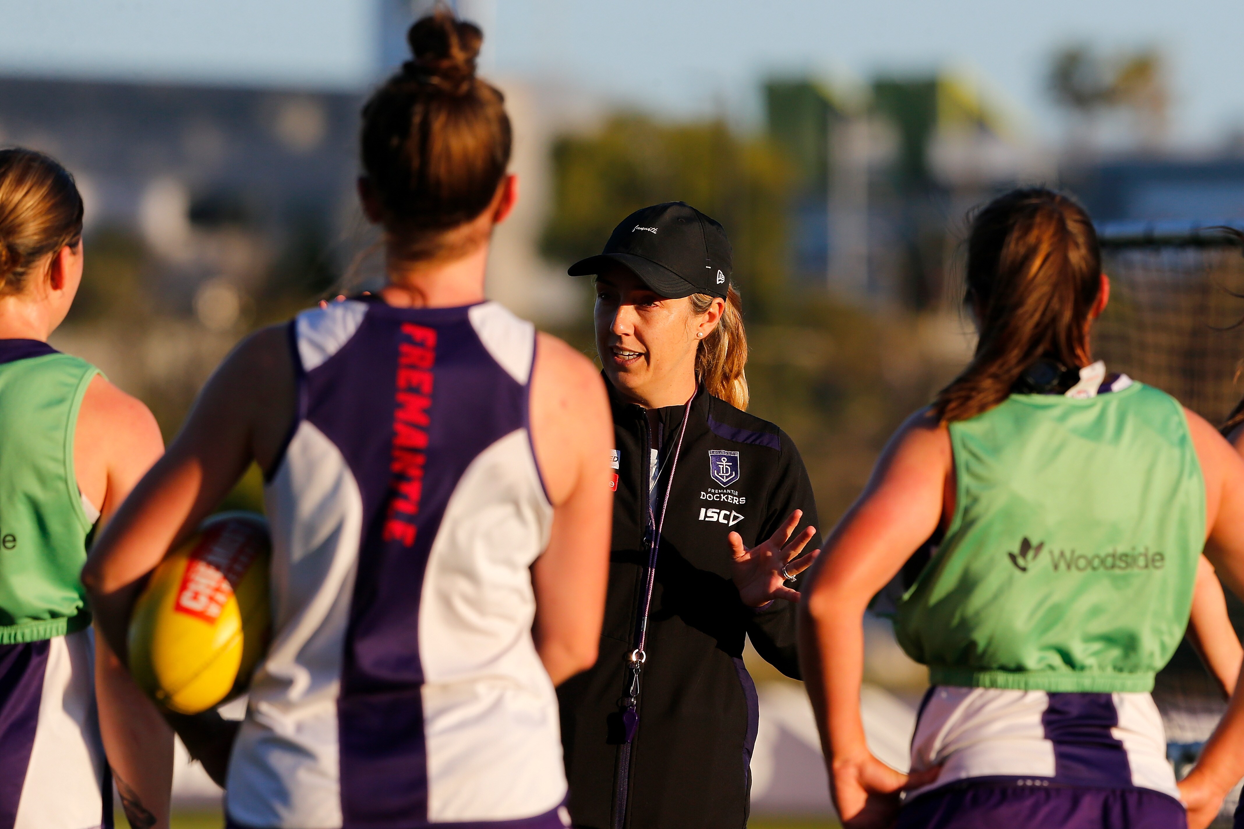 Mum's the word: How new Dockers coach is combining footy and motherhood