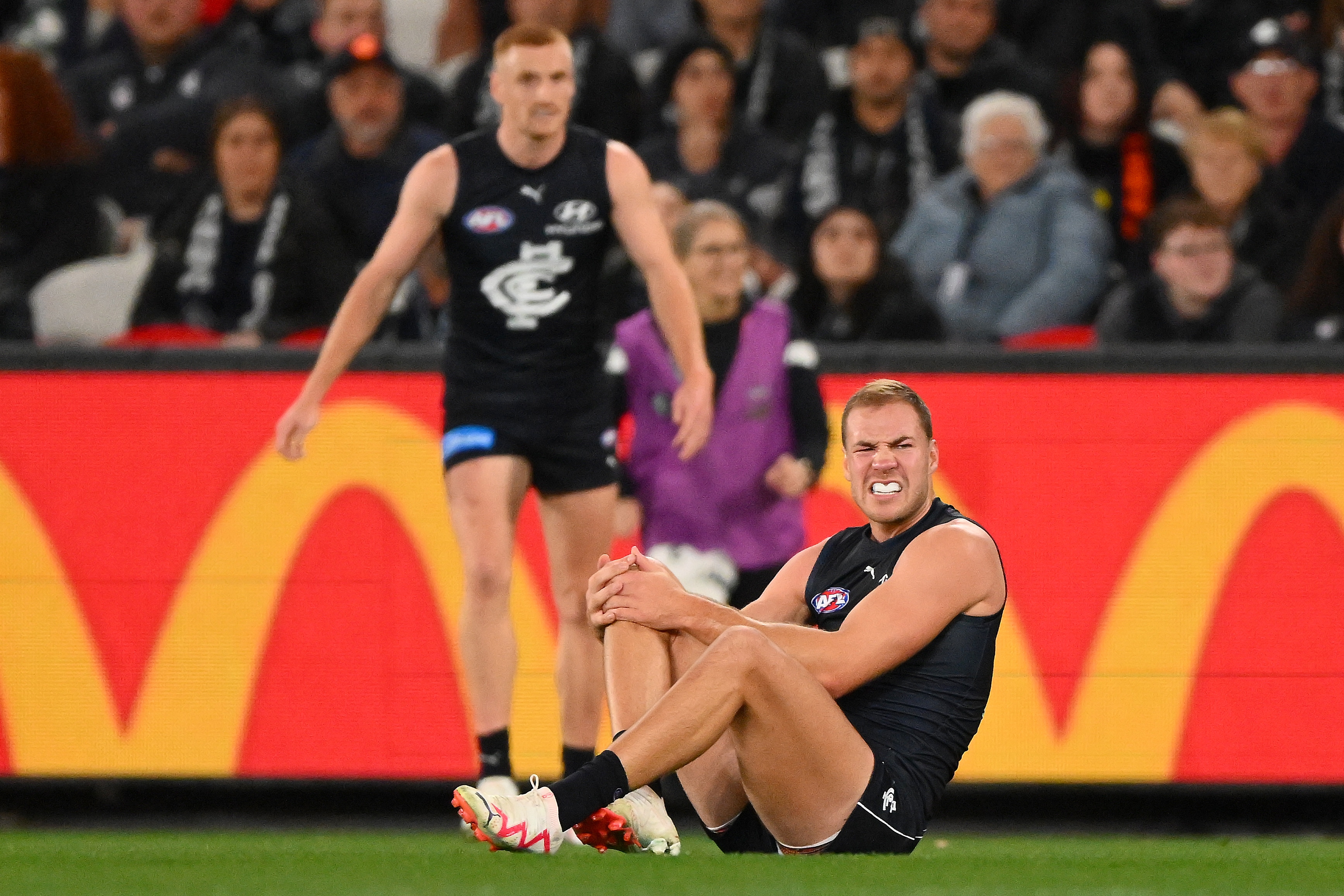 Blue blow: Key forward learns extent of knee injury